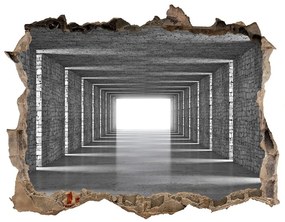 Wallmuralia Díra 3D fototapeta na stěnu Tunel z cihly 95x64 cm