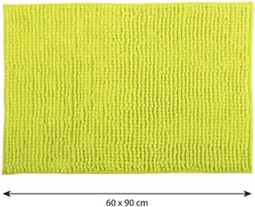 MSV CHENILLE koupelnová předložka 60 x 90 cm limetková / polyester / p