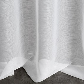 Bílá záclona na pásce REBECCA 400x150 cm