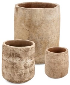 BIZZOTTO Set 3 květináčů MINH