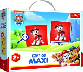 Trefl Pexeso Maxi Tlapková patrola/Paw Patrol 24 kusů společenská hra v krabici 37x29x6cm 24m+
