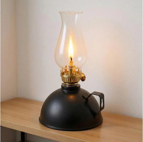 Brilagi - Petrolejová lampa MERLIN černá