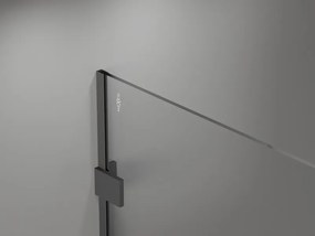 Mexen Lunar sprchová stěna levá 50 x 200 cm, 8mm čiré sklo, grafitová, 830-050-000-95-00-L