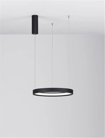 LED lustr Perrine 40 černé