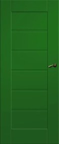 Interiérové dveře vasco doors Fuerta COLOR model 1 Průchozí rozměr: 80 x 197 cm, Orientace dveří: Pravé dveře, Dekor: Modrá