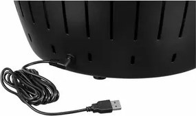 LotusGrill G280 U černá / Gril na dřevěné uhlí / Průměr roštu 25.8 cm