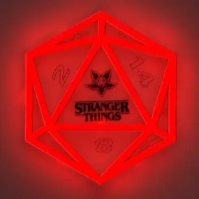 Paladone Stranger Things D20 Neon Light / Nástěnná lampa / USB / LED