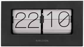 Designové stolní překlápěcí hodiny 5620GY Karlsson 21cm