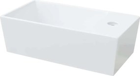 Umyvadlo bílé 48 x 25 x 15 cm keramické 242570
