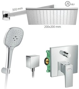 Hansgrohe + Alpi HG SET 8 - Sprchový set pod omítku, páková baterie Metropol, chrom