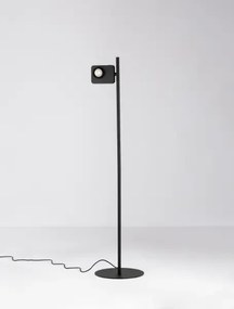 LED stmívatelný černá stojací lampa Kedros
