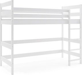 SMB Dětská patrová postel ANTRA, 90x200 cm Dekor: Bílá