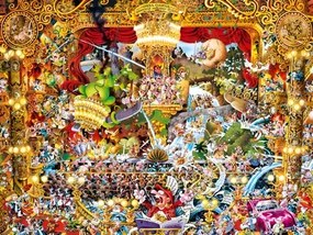 HEYE Puzzle Cartoon Classics: Chaotická opera / 1500 dílků / 80 × 60 c