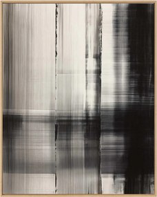 BIZZOTTO Obraz v rámu 100x80 cm černo-šedý 0240786