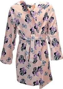 Dětský / dívčí župan s kapucí Minnie Mouse - Disney - broskvově oranžový, 98 / 104