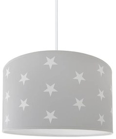 LAMPDAR | Dětský lustr STARS GREY 1xE27/60W/230V | SA0303