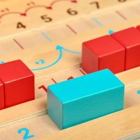 Lucy  Leo Moje první matematická hra dřevěná herní sada / od 3 let