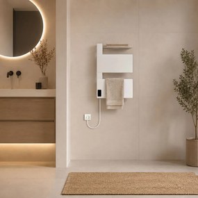 Mereo, Mereo Elektrický sušák ručníků, 2 moduly, bílý, MER-MT81W