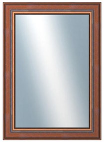 DANTIK - Zarámované zrcadlo - rozměr s rámem cca 50x70 cm z lišty ANGLIE hnědá (561)