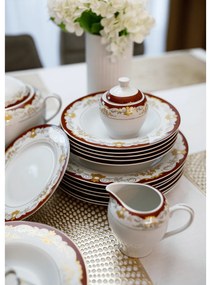 TEMPO-KONDELA GARIDA TYP 2, jídelní sada, set 57 ks, porcelán