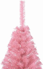 Umělý osvětlený vánoční stromeček Růžová 150 cm PVC 3397059