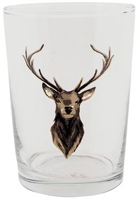 Sklenice na vodu s jelenem ok – 400 ml