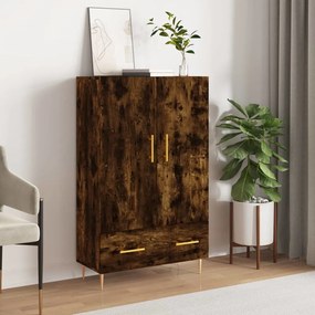 vidaXL Skříň highboard 69,5 x 31 x 115 cm kompozitní dřevo [828225] Barva: kouřový dub