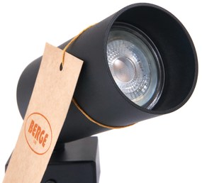 BERGE Stropní svítidlo LED VIKI-L 1x GU10 černé