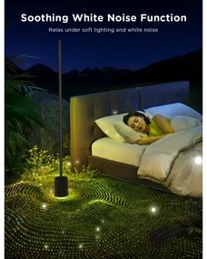 Govee - LED Stojací lampa s reproduktorem Pro RGBICWW Wi-Fi + DO
