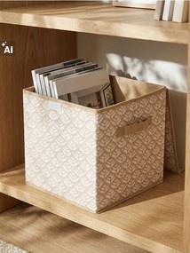 Sinsay - Skládací úložný box s víkem - béžová