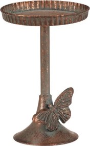 Kovový svícen 20 cm měděný FUP563-M