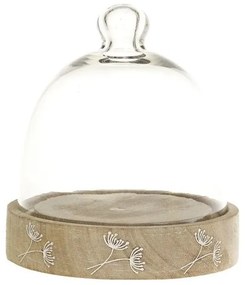 Dřevěný servírovací podnos s poklopem Tours Tray - Ø 14*16 cm