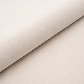 Krémová čalouněná dvoulůžková postel s úložným prostorem s roštem 180x200 cm Mija – Maison de Rêve