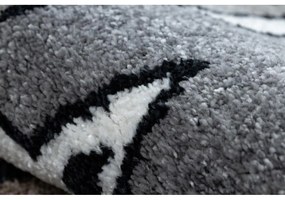 Dětský kusový koberec Kočky šedý 140x190cm