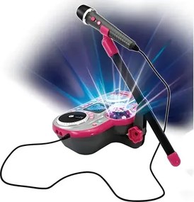 VTECH Kidi Super Star DJ Studio 80-531704 černá/růžová / DJ mixpult s