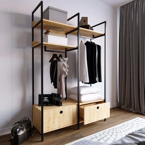 Kalune design Otevřená šatní skříň PERM 120x180 cm