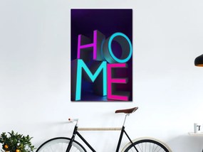 Obraz - Home Neon (1 Part) Vertical