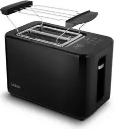 Lauben Toaster 900BC černá / Topinkovač / 900W / 2 plátky pečiva / 7 s