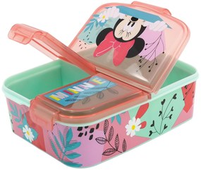 Multibox na svačinu Minnie Mouse - Disney se třemi přihrádkami