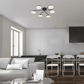 Rabalux Černé stropní LED svítidlo Madi 570mm 24W 71063