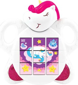 _Ostatní 1_ Baby puzzle jednorožec Světlo Zvuk na baterie plast i19523