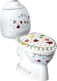 Sapho Kid - Dětské WC kombi s nádržkou, zadní odpad, barevný potisk CK311.400.0F