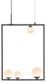 ACA DECOR Závěsné svítidlo QUADRO Avangarde, 4xG9, IP20, OD91494PB