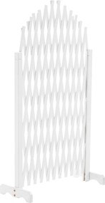 Mřížková zástěna, bílá/dřevo, 250 cm, KEJLY