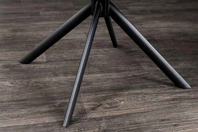 Designová otočná židle Vallerina šedo-hnědý samet