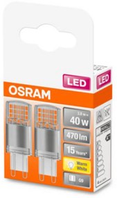 OSRAM LED kolíková žárovka G9 4,2W 2 700K čirá 2ks