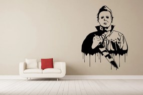 Lepy.cz Samolepka na zeď Horová postava - Michael Myers Velikost (šířka x výška): 55x76cm, Barevná varianta: Bílá