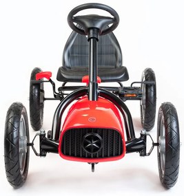 Dětská šlapací motokára Go-kart Baby Mix Buggy červená