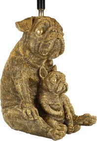 Stolní lampa Dog 43,8 cm černo-zlatá