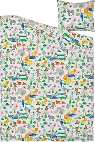 Dětské bavlněné povlečení JUNGLE DREAM TALES barevné, 100% bavlna Rozměr povlečení: 70 x 80 cm | 140 x 200 cm